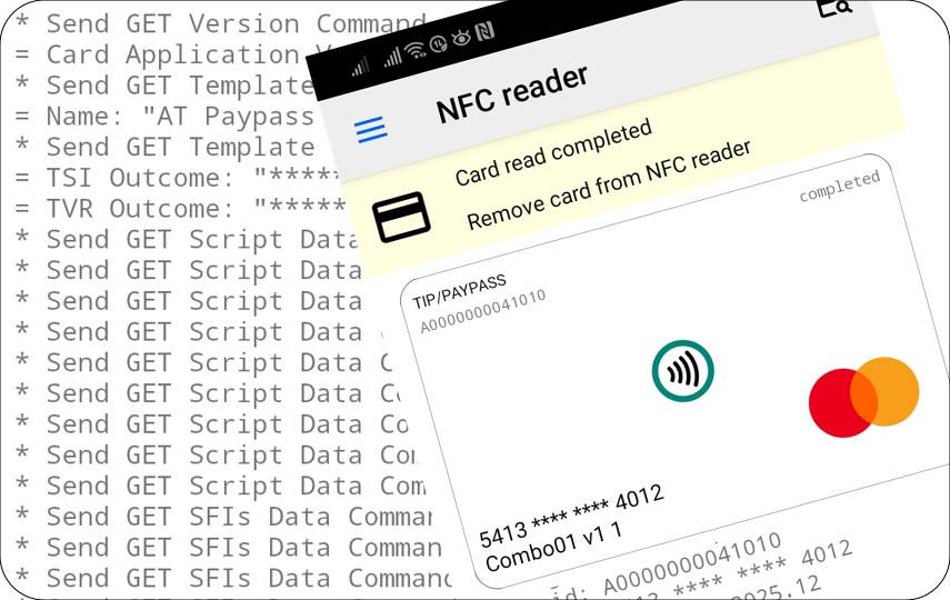 NFC Reader: Payment cards reader