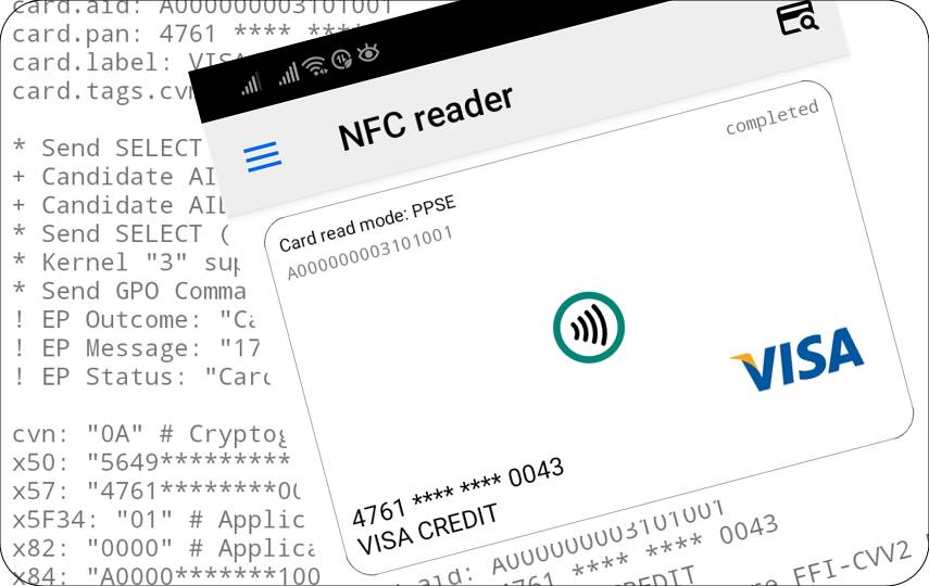 NFC Reader: Payment cards reader